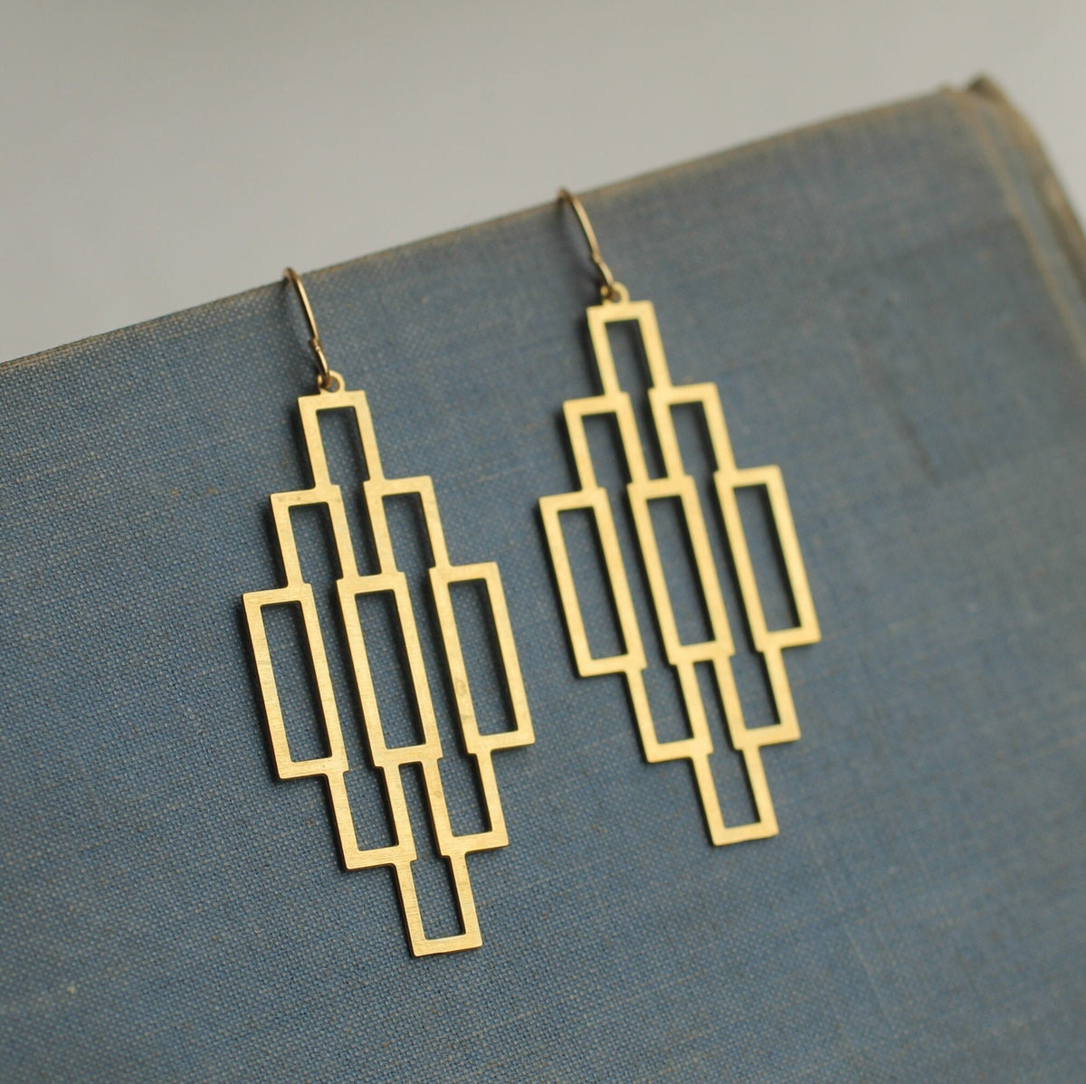 Art Deco Ladder Earrings – Silk Purse, Sow's Ear