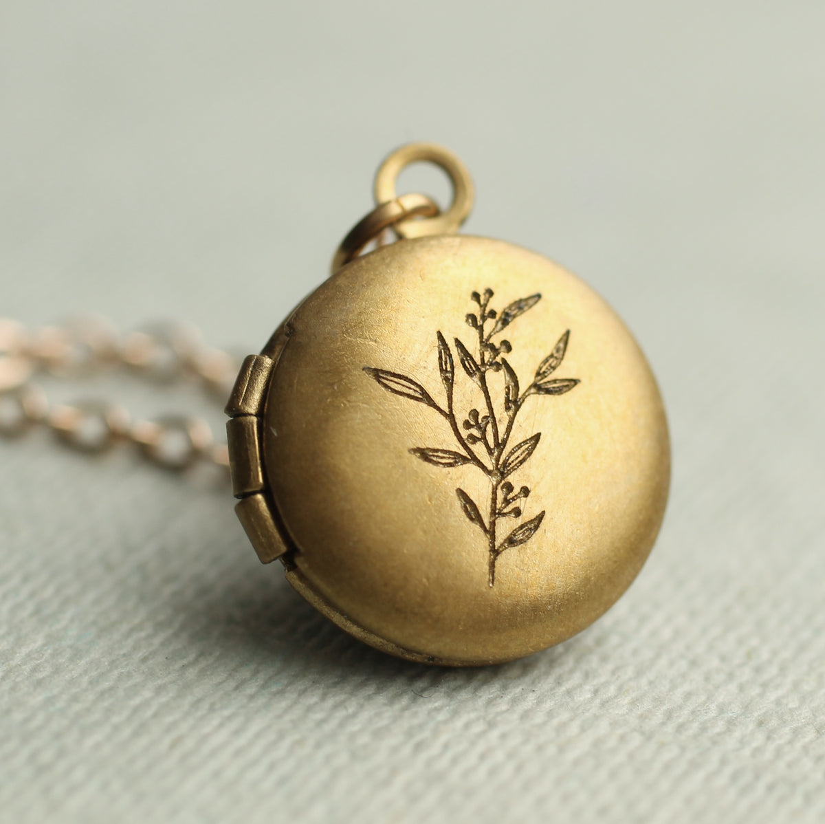 Tiny Locket With Pictures - We Can Personalise This Locket For You ...